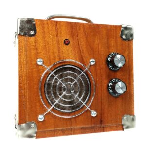 beautiful 2.5-watt solid wood cigar box guitar amplifier (#5)