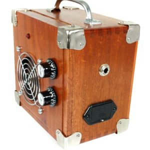 Beautiful 2.5-watt Solid Wood Cigar Box Guitar Amplifier (#5)