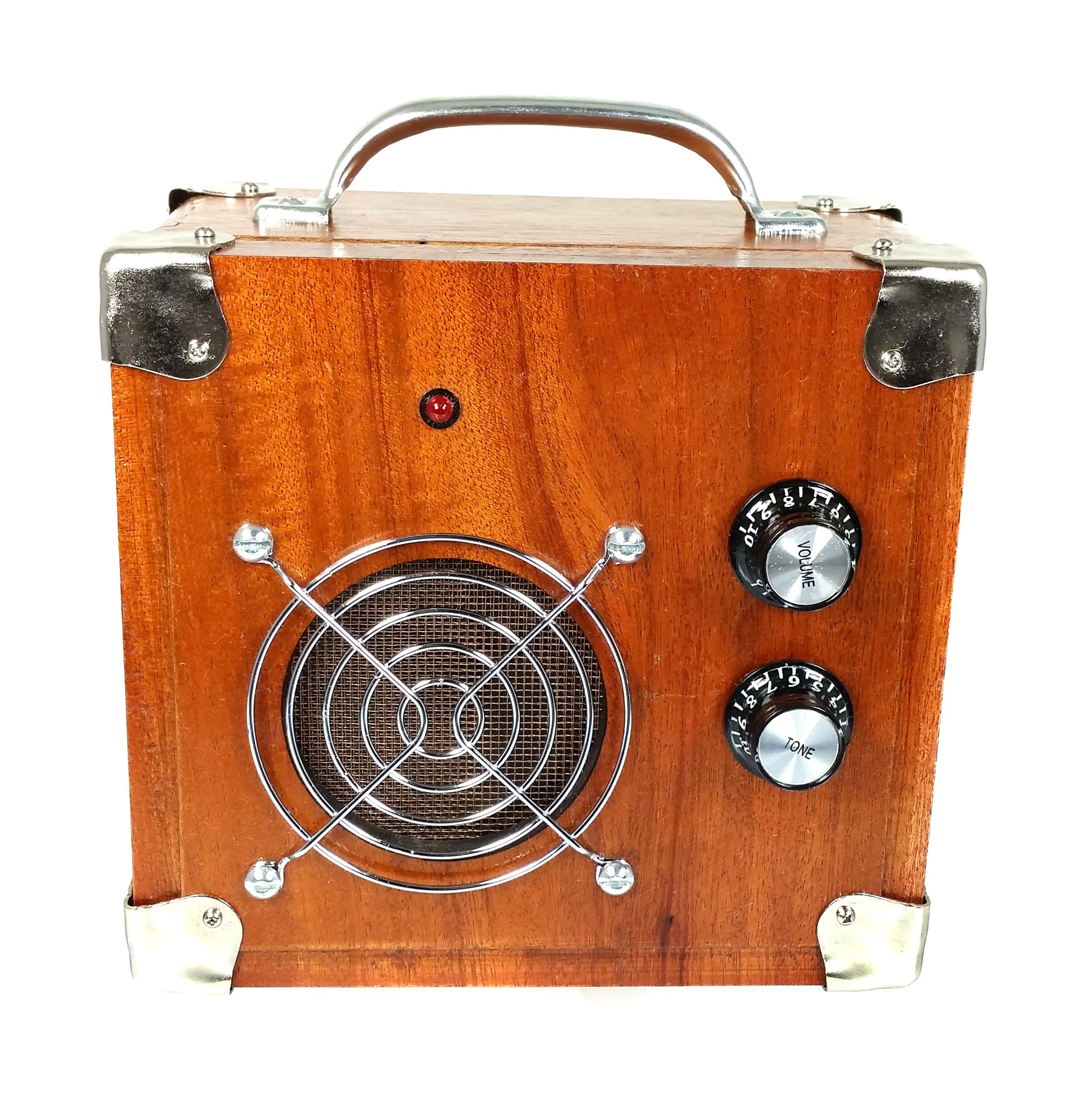 Beautiful 2.5-watt Solid Wood Cigar Box Guitar Amplifier (#5)