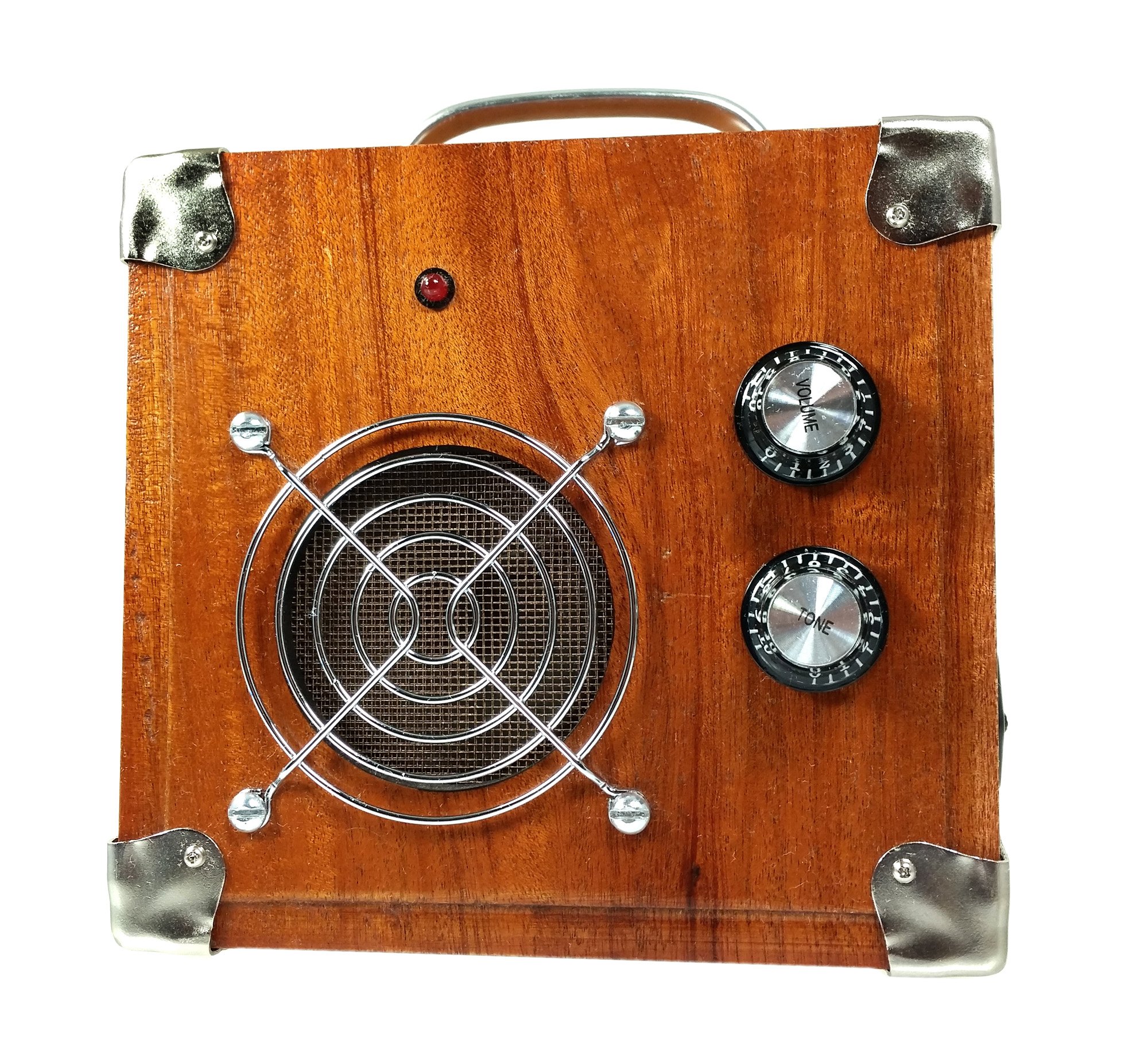 Beautiful 2.5-watt Solid Wood Cigar Box Guitar Amplifier (#5)