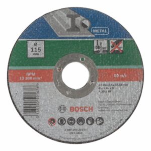 bosch 2609256315 straight cutting disc, metal