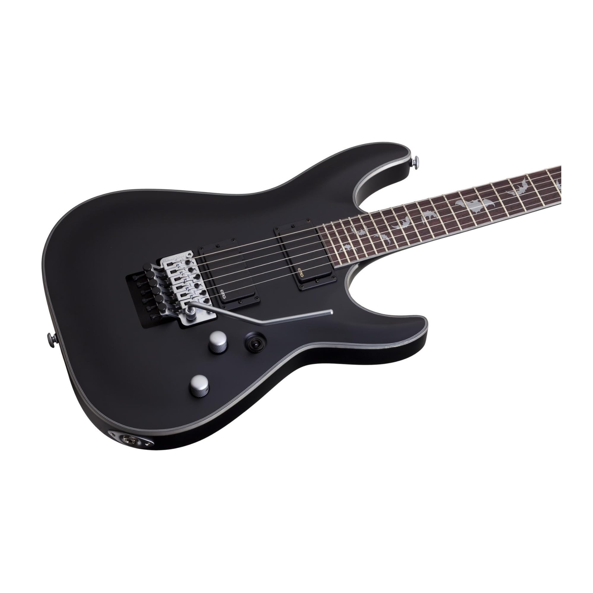 Schecter Damien Platinum 6 with Floyd Rose - Satin Black