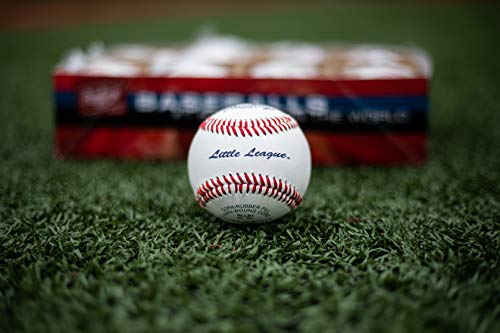 Rawlings | LITTLE LEAGUE Competition Grade Baseballs | RLLB1 | Youth/14U | Game/Practice Use | 12 Count