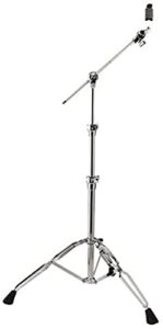 pearl bc930 double-braced cymbal boom stand, heavy weight boom stand with gearless unilock cymbal tilter, three-tier height adjustment, and sturdy double-braced legs.