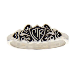 ctr ring sterling silver "filigree" - c059120 (6.5)