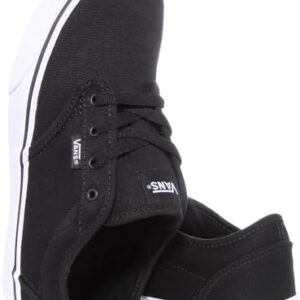 Vans Low-Top Sneakers, Canvas/Black/Black, 3 US Unisex Little Kid