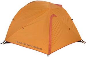 alps mountaineering aries 3-person tent, copper/rust