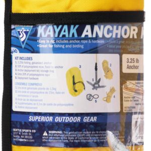 Seattle Sports Kayak Anchor Kits, 3.25-Pound