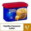 Maxwell House International Latte Vanilla Caramel Flavored Instant Coffee 8.7 Ounce (Pack of 2)