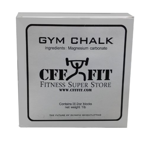 CFF Premium Chalk - 1 lb. Box - Magnesium Carbonate Weightlifting, Climbing, and Gymnastics Chalk