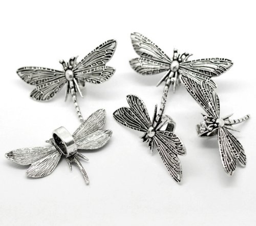 Sexy Sparkles Dragonfly Charm Pendant for Necklace