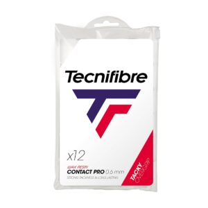 tecnifibre contact pro overgrip; 0.6mm / pack of 12