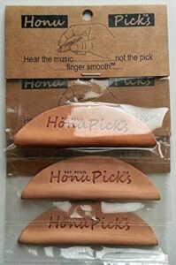 honupicks leather ukulele pick ergonomic ukulele picks 3 pack