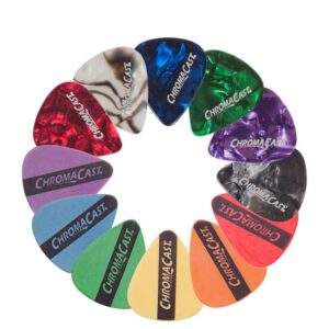 chromacast cc-sample sampler guitar picks (12 count)