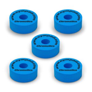 cympad chromatics foam cymbal washer set 40/15mm blue