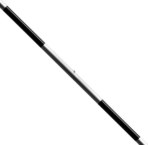 Cannon Paddles Escape E Kayak Paddle with Black Fiberglass Reinforced Polymer Blades (2-Piece), Silver/Black, 240cm