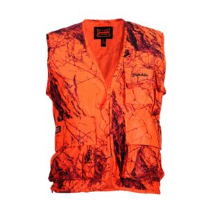 gamehide sneaker big game vest blaze camo, 3x-large