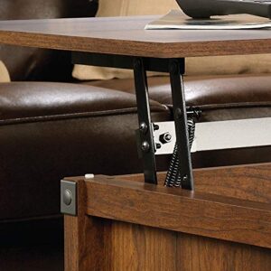 Sauder Carson Forge Lift-Top Coffee Table, Washington Cherry finish