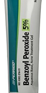 Perrigo Benzoyl Peroxide 5 Percent Large 90 gram Tube of Acne Treatment Gel