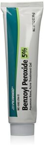 perrigo benzoyl peroxide 5 percent large 90 gram tube of acne treatment gel