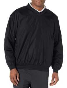 augusta sportswear micro poly windshirt/lined, x-large, black (3415)