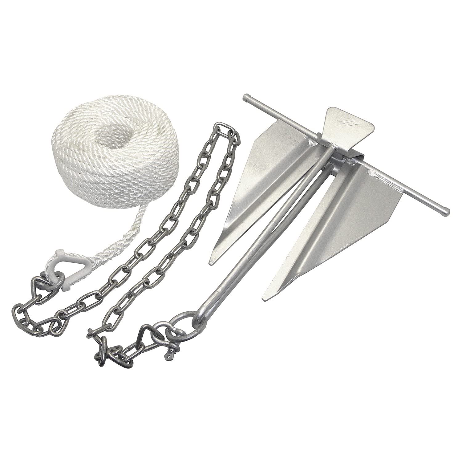 Shoreline Marine #7 Slip Ring Anchor Kit | Durable Boat Anchor Accessory