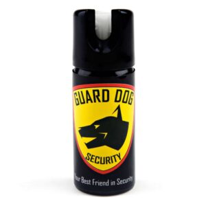 guard dog security glow in the dark 2 oz pepper spray with uv dye - police strength – 25 bursts