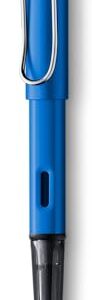 Lamy AL-star Fountain Pen - Elegant Design Cool Pens, Best Pens For Smooth Writing, Light Aluminum - Ocean Blue Broad Point Pen