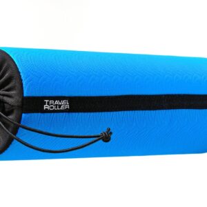 Travel Roller 4.3 Original Foam Roller - Blue, Includes Exersice poster and Free online Instructions