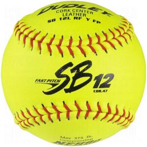 dudley sb 12l nfhs fastpitch leather softballs 12 ball pack