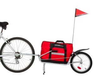 one wheel maya cycle bicycle cargo trailer