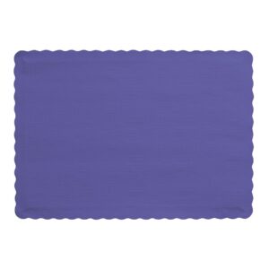 creative converting placemats, one size, purple