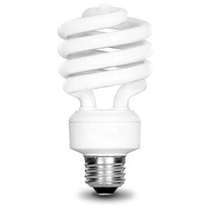 ecosmart 100w equivalent daylight (5000k) spiral cfl light bulb (4-pack)