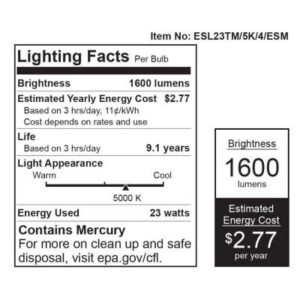 EcoSmart 100W Equivalent Daylight (5000K) Spiral CFL Light Bulb (4-Pack)