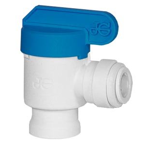 john guest ro tank valve 1/4" x 1/4" quick-connect fitting reverse osmosis food grade