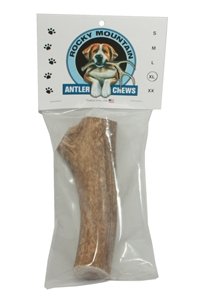 rocky mountain antler dog chews x-large, organic & natural