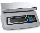 CAS SW-RS (10LB) SW-1RS Series POS Interface Portion Control Scale, 10 Lbs Capacity, Stainless Steel Platter, Soft Touch Tactile Keyboard, Lb/g/kg/oz Switchable, Easy to Read 1 Inch LCD Display