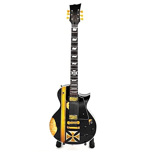 Miniature Guitar James Hetfield Metallica Iron Cross Distressed