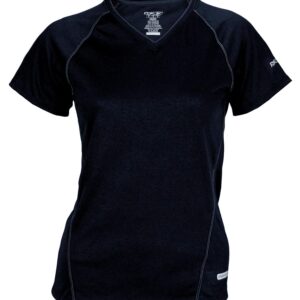 Reebok Speedwick Womens Athletic Fitted Tee (X-Large, Navy)