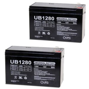 upg 12v 8ah security alarm battery replaces 12v 7ah bosch d126-2 pack