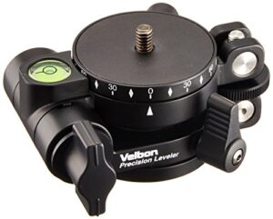 velbon 408464 precision leveler leveler 2.1 inch (53 mm) bottom diameter magnesium tripod accessory