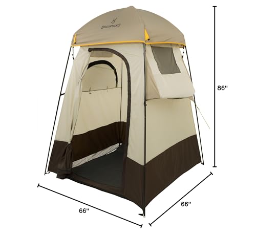 Browning Camping Privacy Shelter - Khaki/Coal