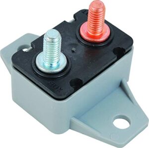 attwood 7623-7 compact 50-amp marine boat 12v/24v circuit breaker, metal