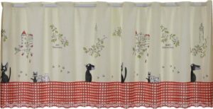 studio ghibuli kiki's delivery service cafe curtain walking jiji made in japan