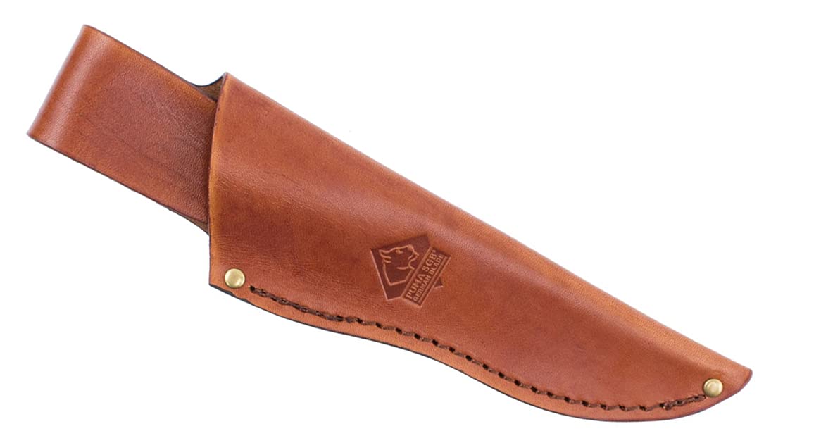 Puma SGB Coyote Stag Hunting Knife with Leather Sheath