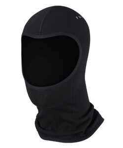 falke unisex maximum warm face mask balaclava, thermal underwear, black (black 3000), l-xl, 1 piece