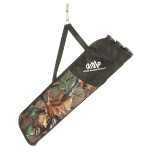 october mountain products 3-tube field hip quiver (rh - black/camo)