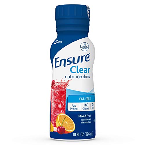 Ensure Clear Mixed Fruit Nutrition Drink, Fat Free, 12 Pack