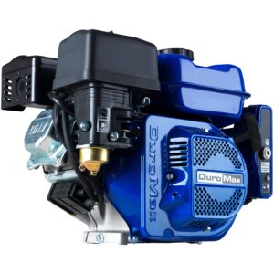 duromax xp7hpe 208cc electric start gas powered, 50 state approved, multi-use engine blue