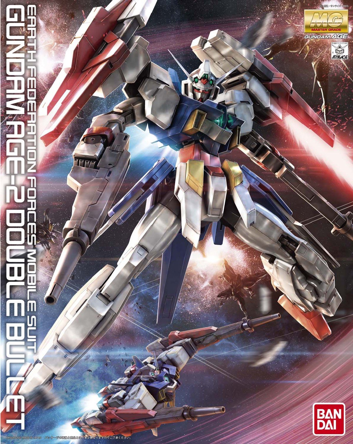 Bandai Hobby MG Gundam Age-2 Double Bullet Model Kit, 1/100 Scale